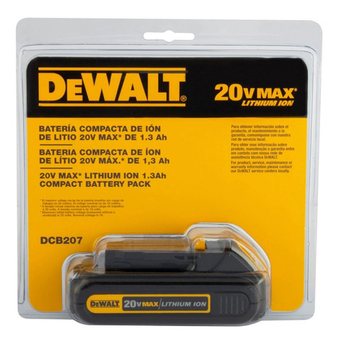 De-Walt DCB207 - Batería de iones de litio (20 V )